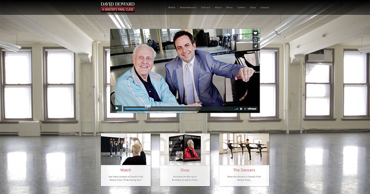 Remembering David | David Howard - A Master's Final Class